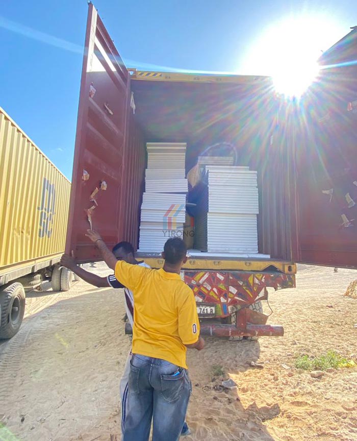 Kenya Beverage Factory Steel Structure Arrival | Yirong Building Steel ...