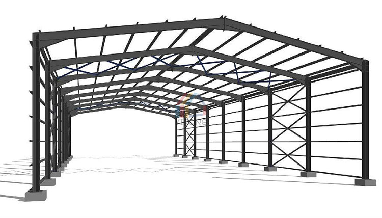Metal Frame Factory Shed,Steel Structure Shed,Industrial Shed Building