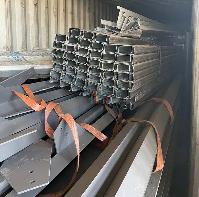 Nigerian warehouse steel structure and kits packaging | Yirong Building ...