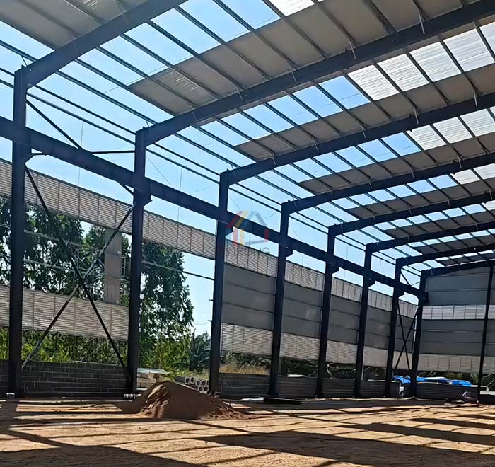 The first steel structure factory building of Thailand client | Yirong ...