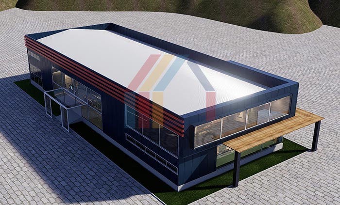 Prefabricated Warehouse Office | Yirong Building Steel Structural Supplier