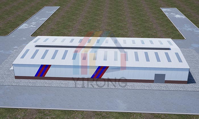 Long Span Steel Factory Building | Yirong Building Steel Structural ...