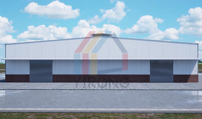 Long Span Steel Factory Building | Yirong Building Steel Structural ...