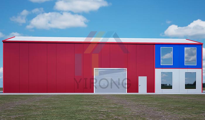 Double-layer Prefabricated Warehouse | Yirong Building Steel Structural ...