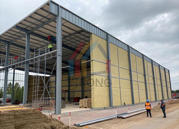 Fire prevention and insulation solution for metal frame warehouse ...